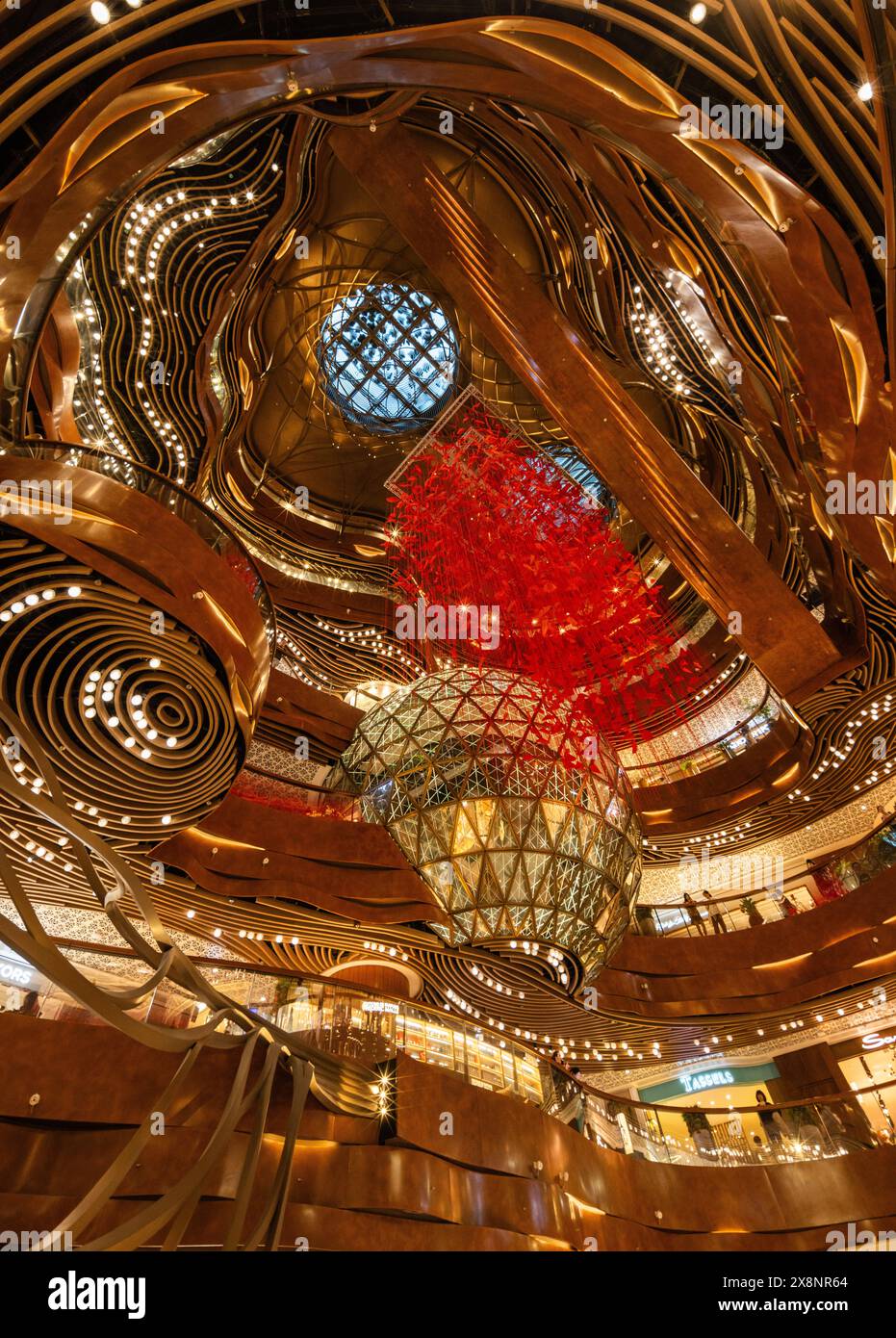 K11 MUSEA Mall in Hong Kong, an ornately designed shopping centre with ...