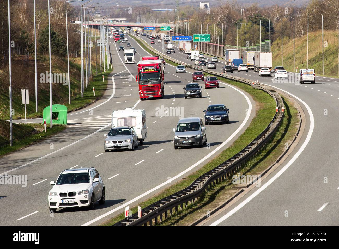 Ruda Slaska, Silesian Voivodeship, Poland. 27th Mar, 2024. General view ...