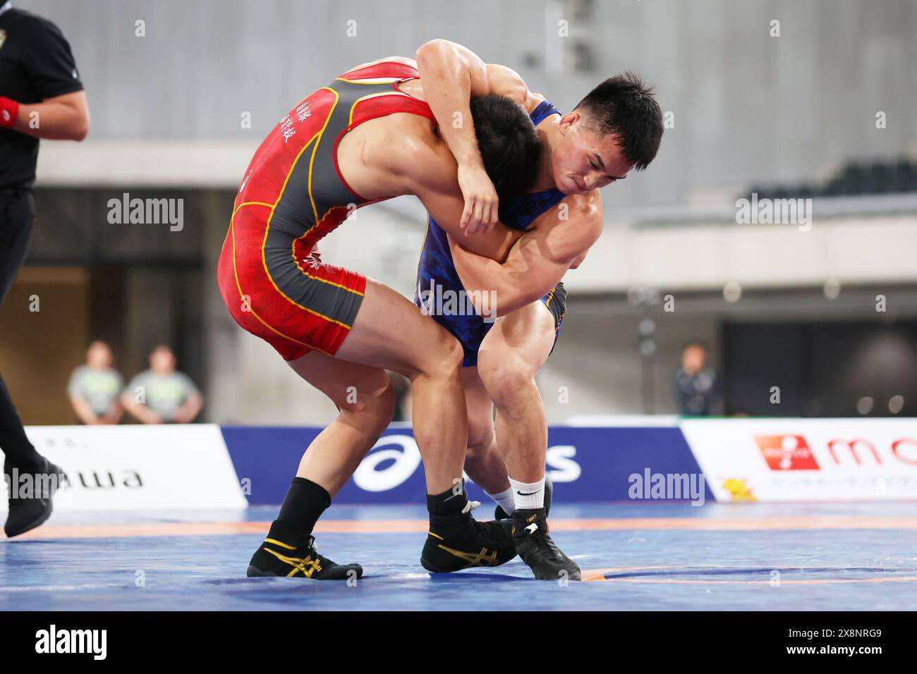 Tokyo, Japan. 25th May, 2024. (L to R) Haruto Yabe, Ryoma Hojo Wrestling : Meiji Cup All Japan ...