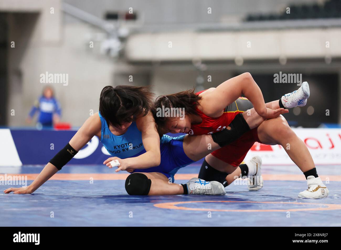 Tokyo, Japan. 25th May, 2024. (L to R) Shirin Takemoto, Yuzuka Inagaki Wrestling : Meiji Cup All ...