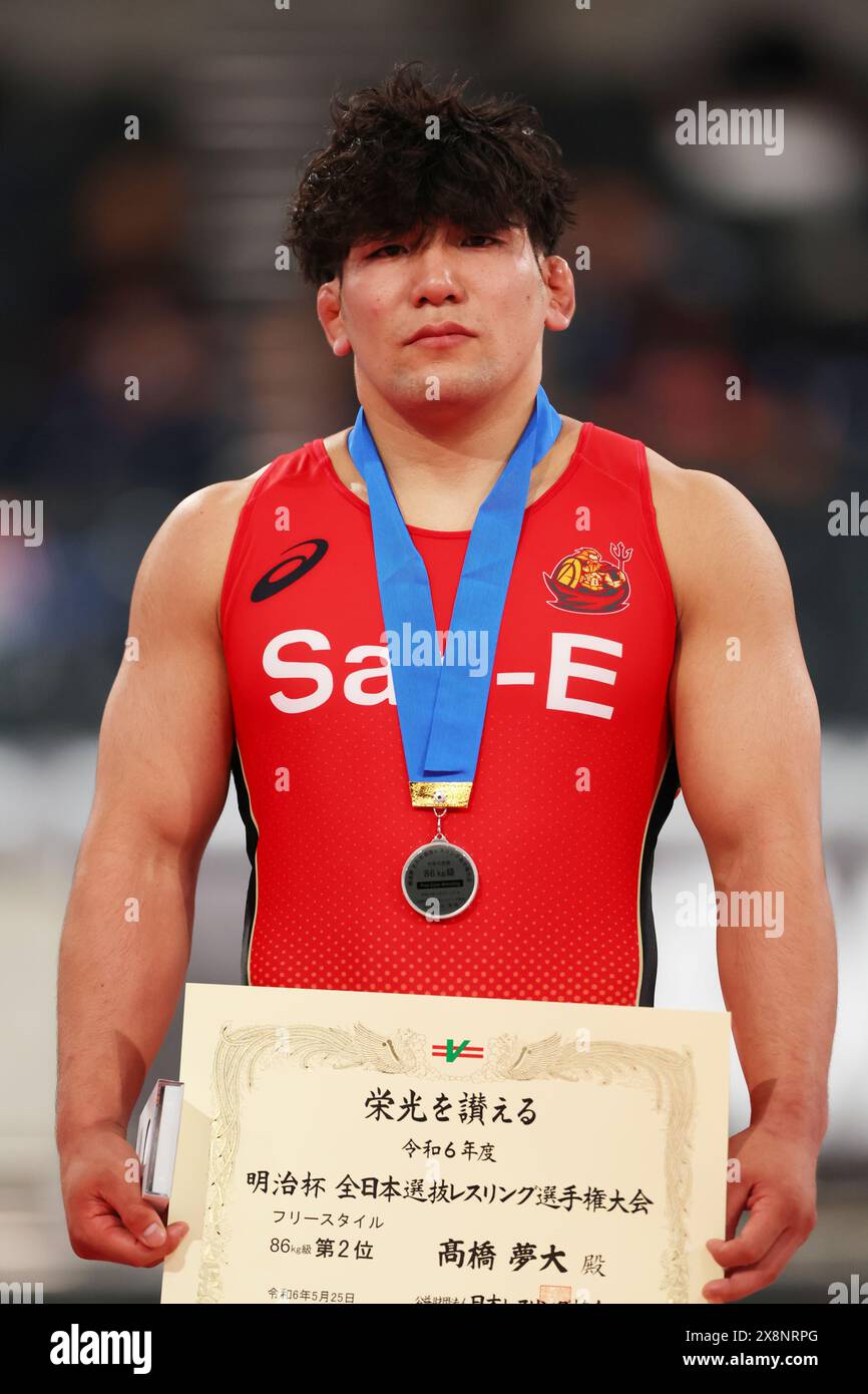 Tokyo, Japan. 25th May, 2024. Yudai Takahashi Wrestling : Meiji Cup All Japan Selection ...