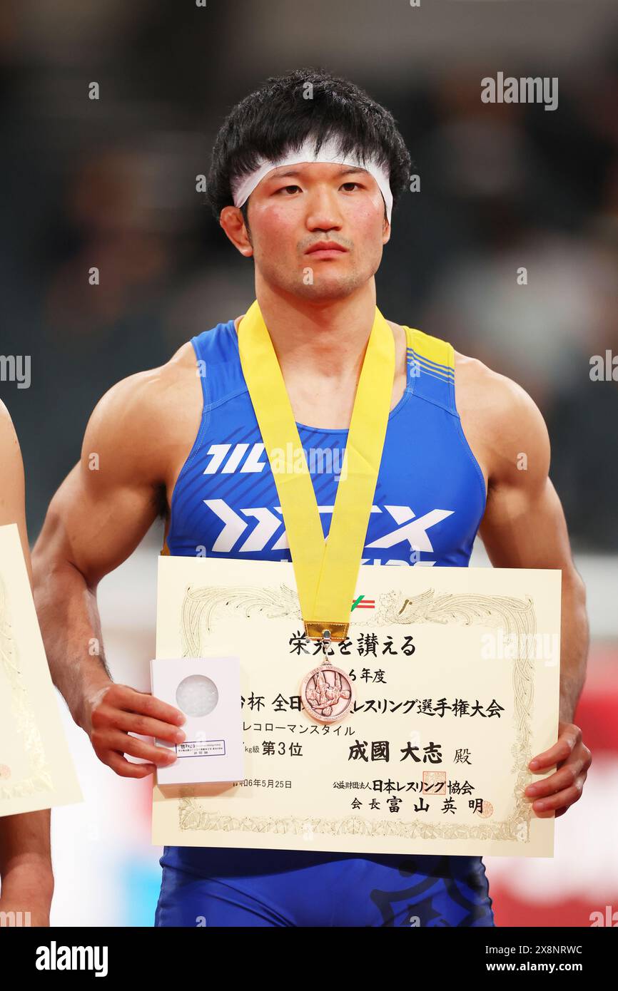 Tokyo, Japan. 25th May, 2024. Taishi Narikuni Wrestling : Meiji Cup All ...