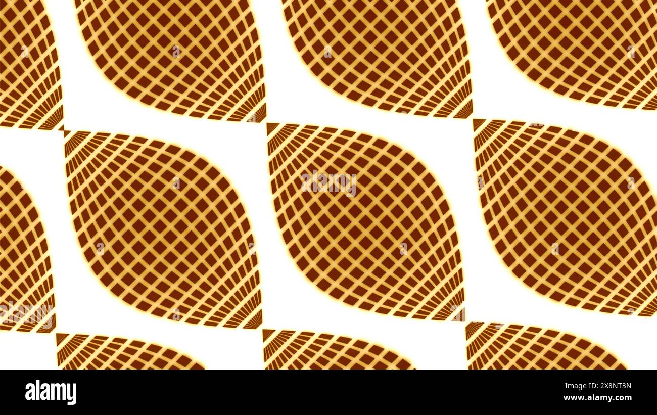 Moving lines of grid pattern creating 3D effect. Design. Moving pattern ...