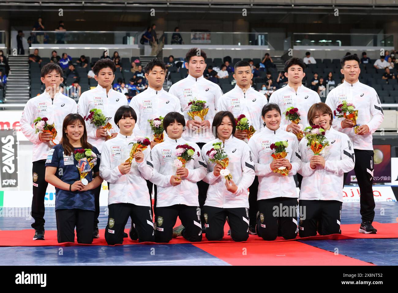 Tokyo, Japan. 26th May, 2024. (U L to R) Rei Higuchi, Kotaro Kiyooka ...