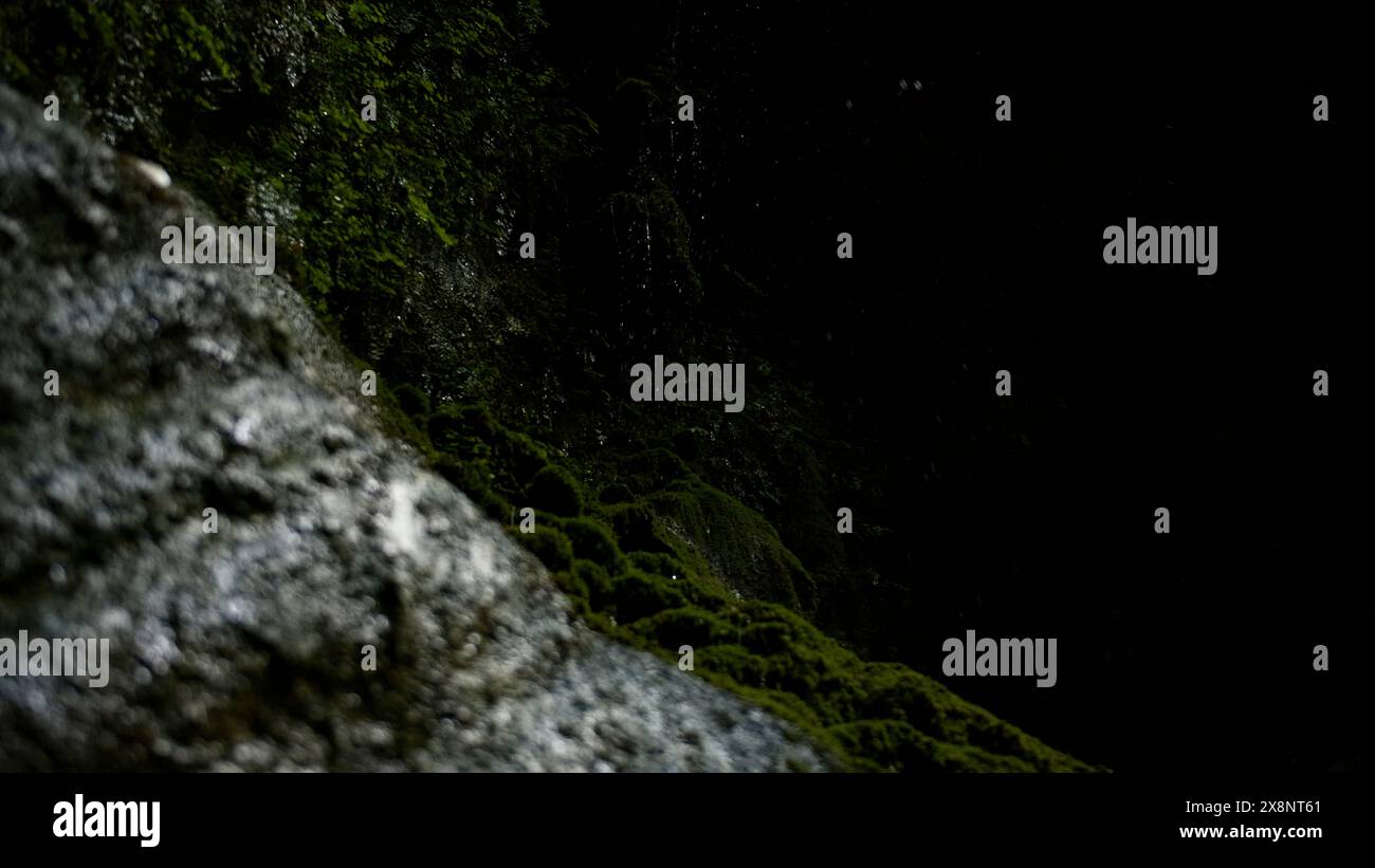 Mossy mountain slope drops hi-res stock photography and images - Alamy