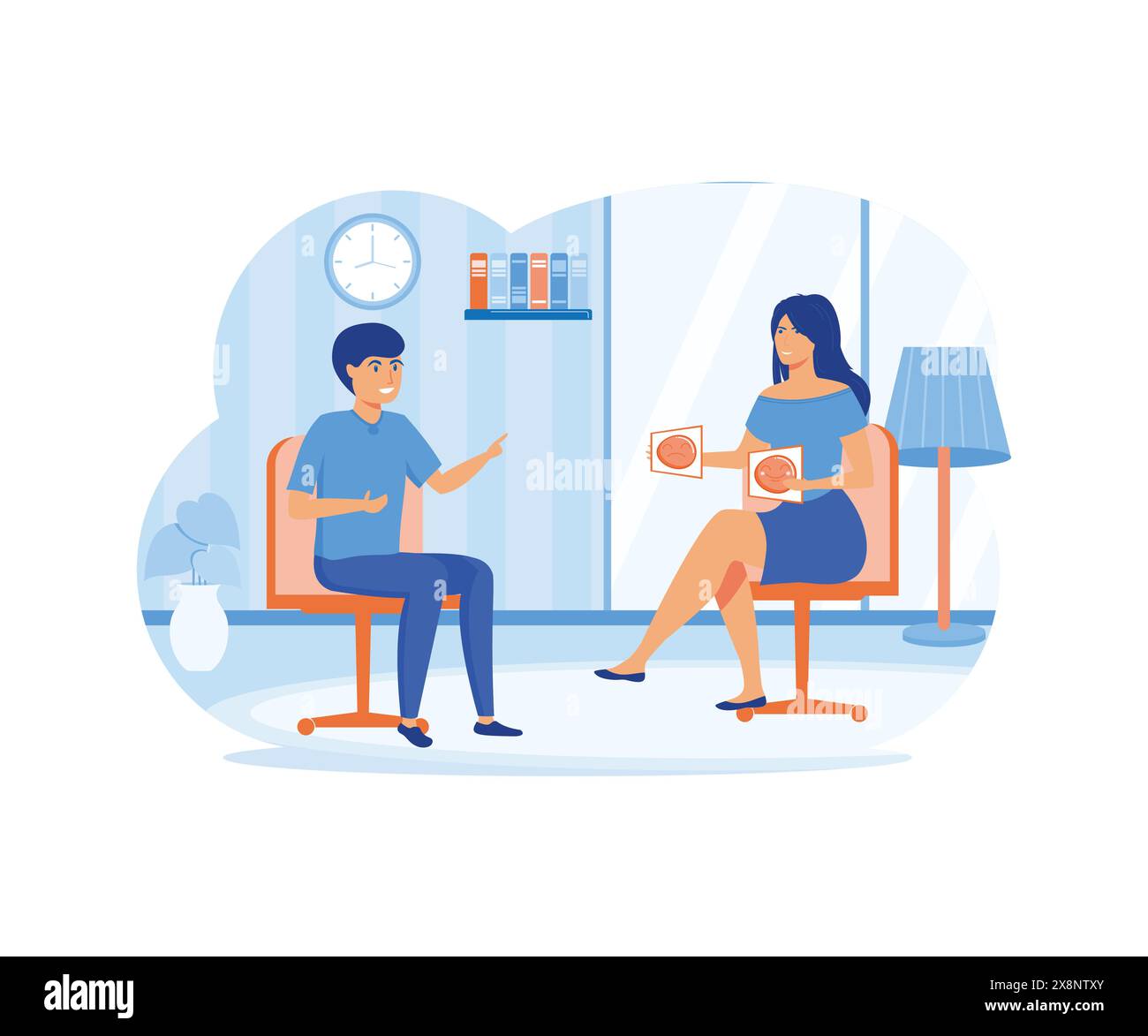 Child teacher talk Cut Out Stock Images & Pictures - Alamy