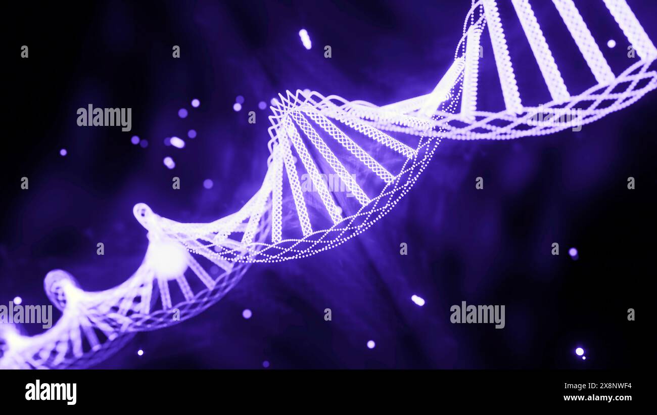 Animation dna helix rotating data hi-res stock photography and images ...