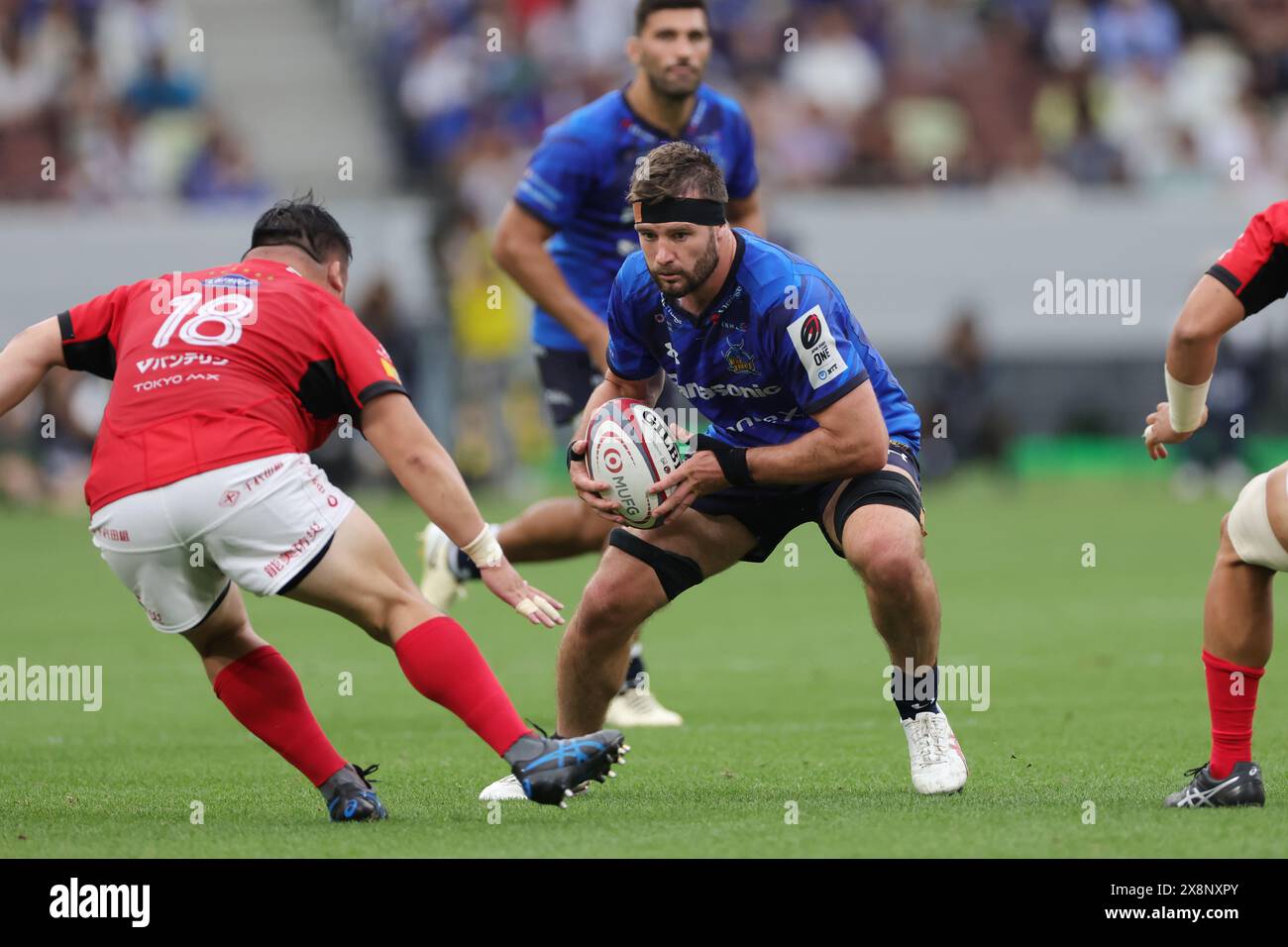Tokyo, Japan. 26th May, 2024. Lachlan Boshier (Wild Knights) Rugby ...