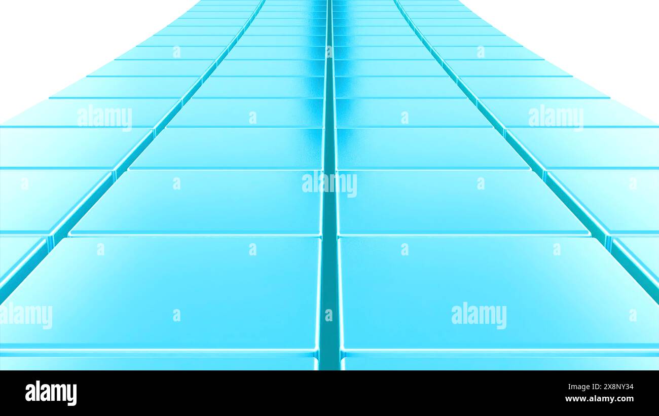 Abstract endless digital road background. Design. Flying faster and ...