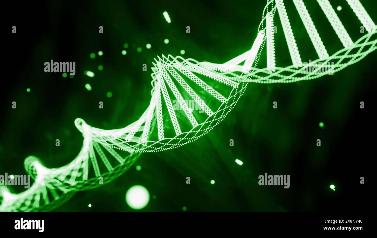 Animation dna helix rotating data hi-res stock photography and images - Alamy