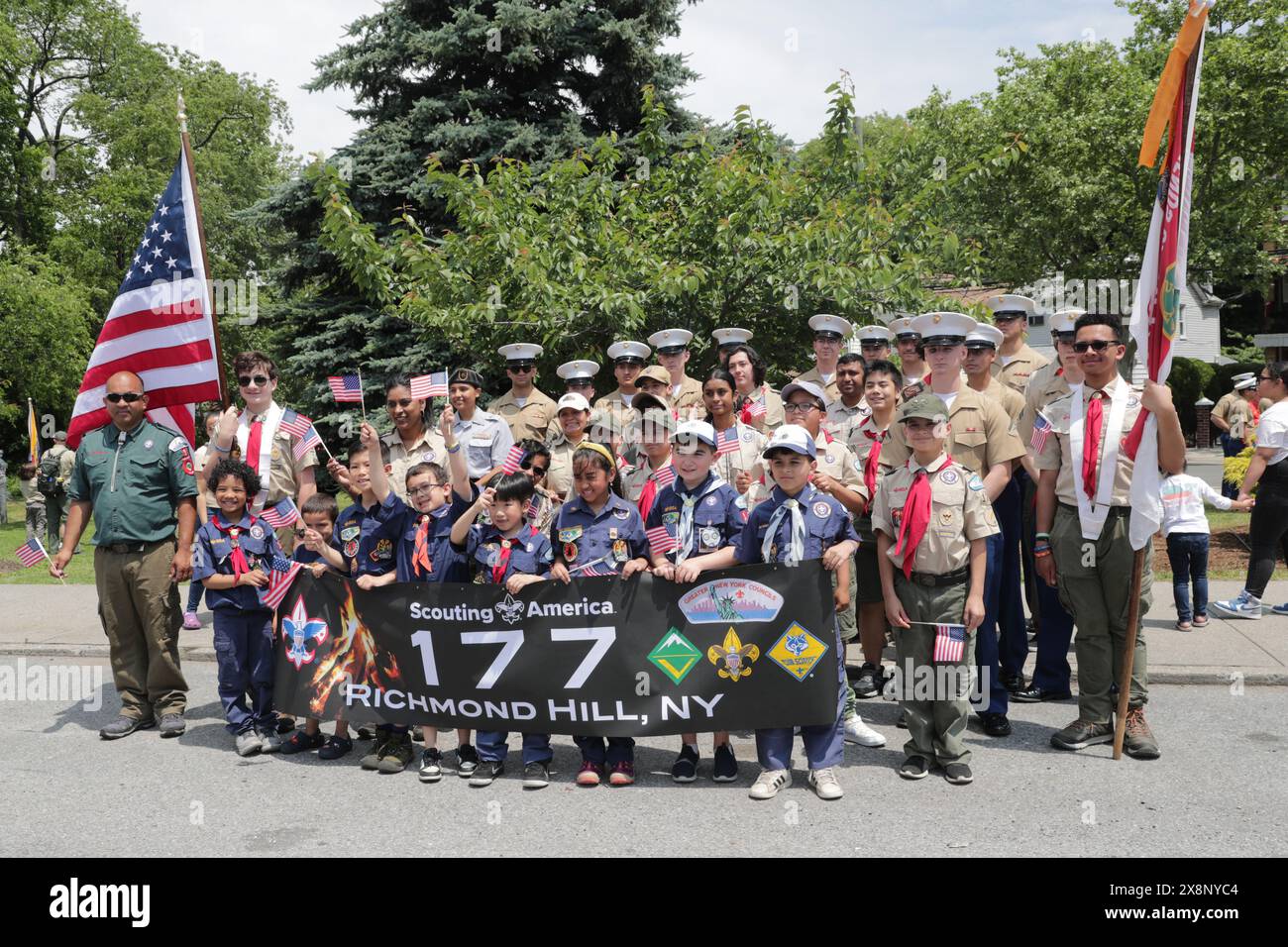 Forest Hills, New York, USA, May 18, 2024 - American Legion Continental ...