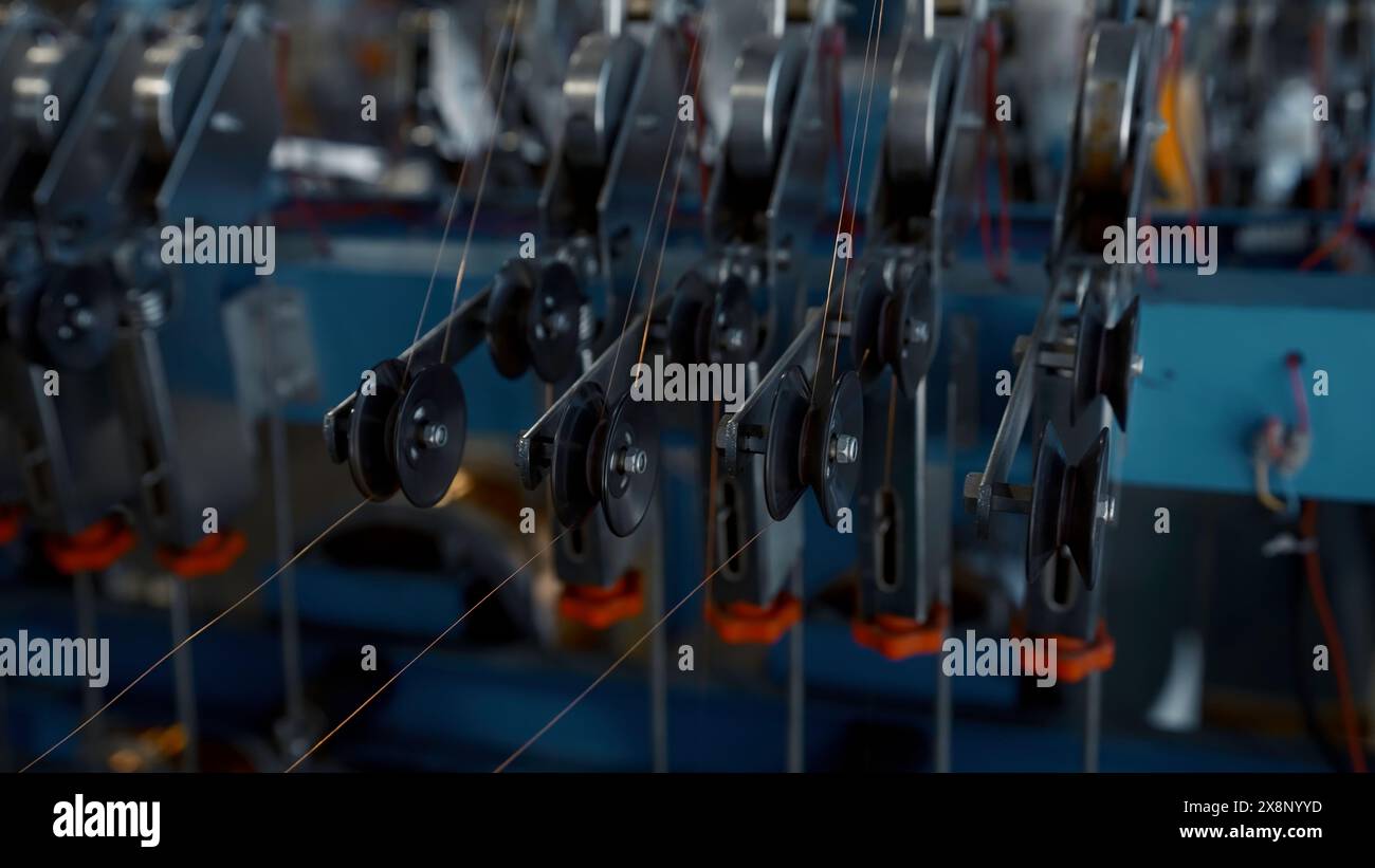 Spinning reel cable in production hi-res stock photography and images ...