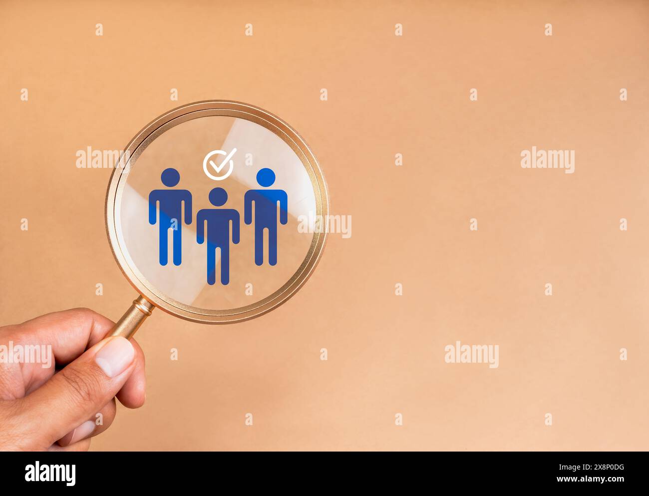 Human resource (HR), team hiring, teamwork recruitment concept. Working ...