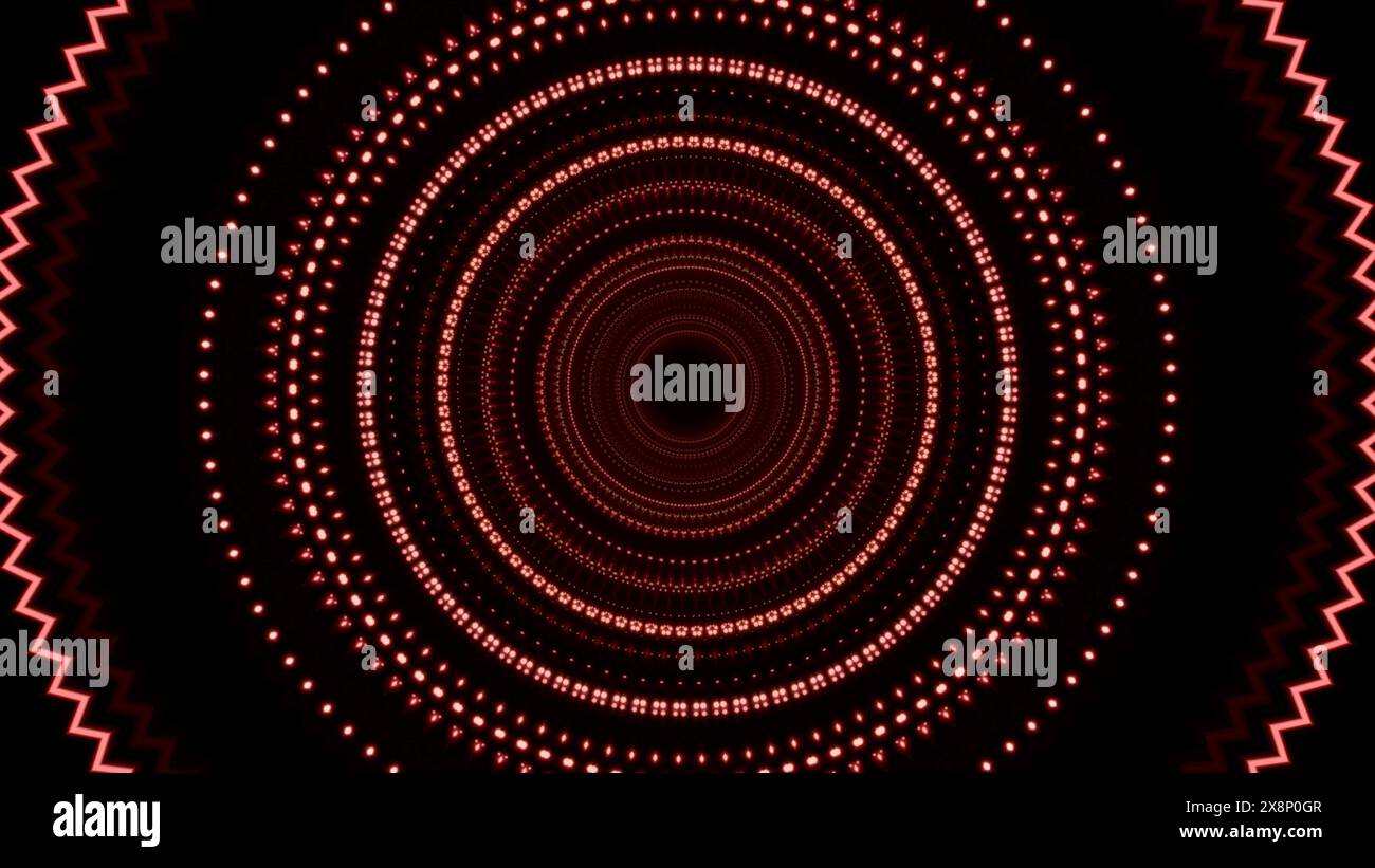 Background with pulsating circles in rhythm of music. Animation. Ripple ...