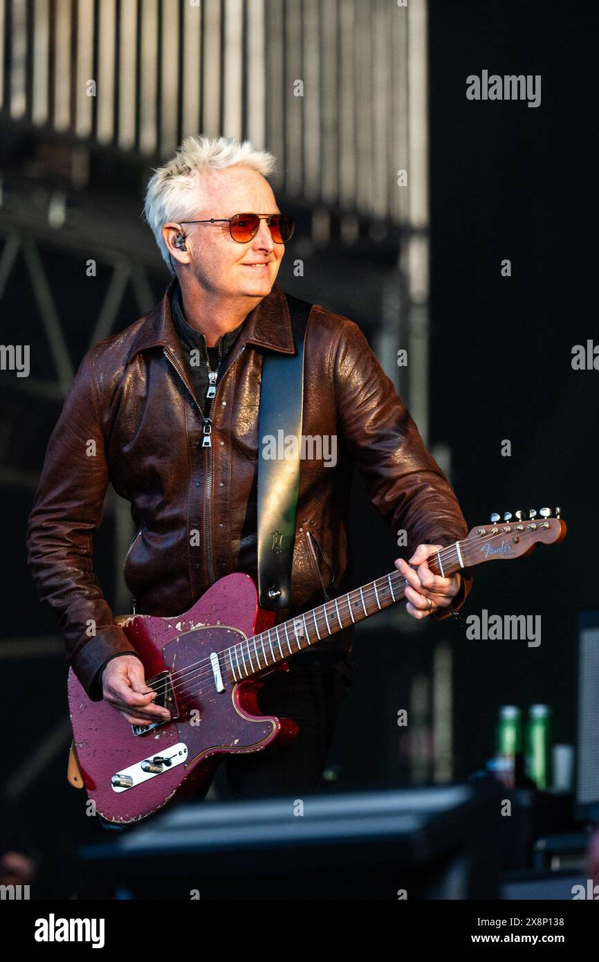 Napa, USA. 25th May, 2024. Mike McCready of Pearl Jam performs during ...