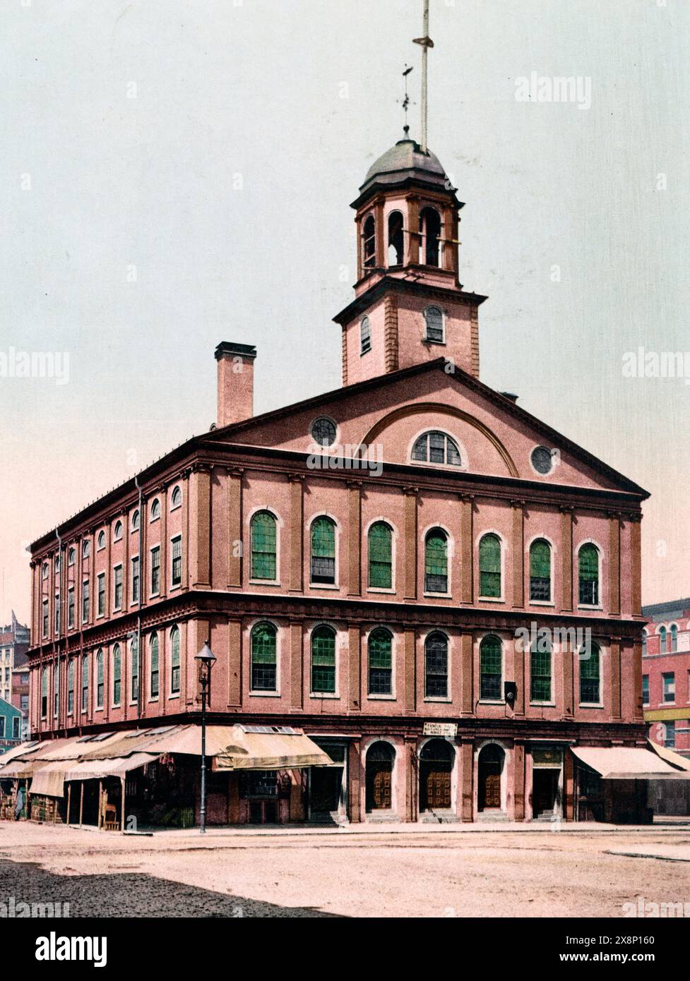 Faneuil Hall, Boston, Massachusetts, circa 1900 Stock Photo - Alamy