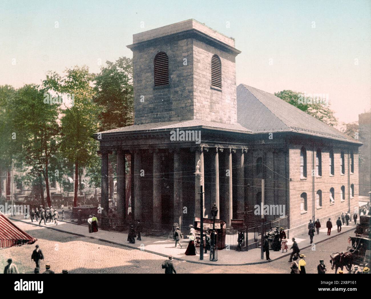 King's Chapel, Boston, Massachusetts, circa 1900 Stock Photo - Alamy