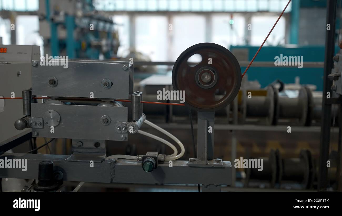 Cable production process, mechanism in a cable factory. Creative ...