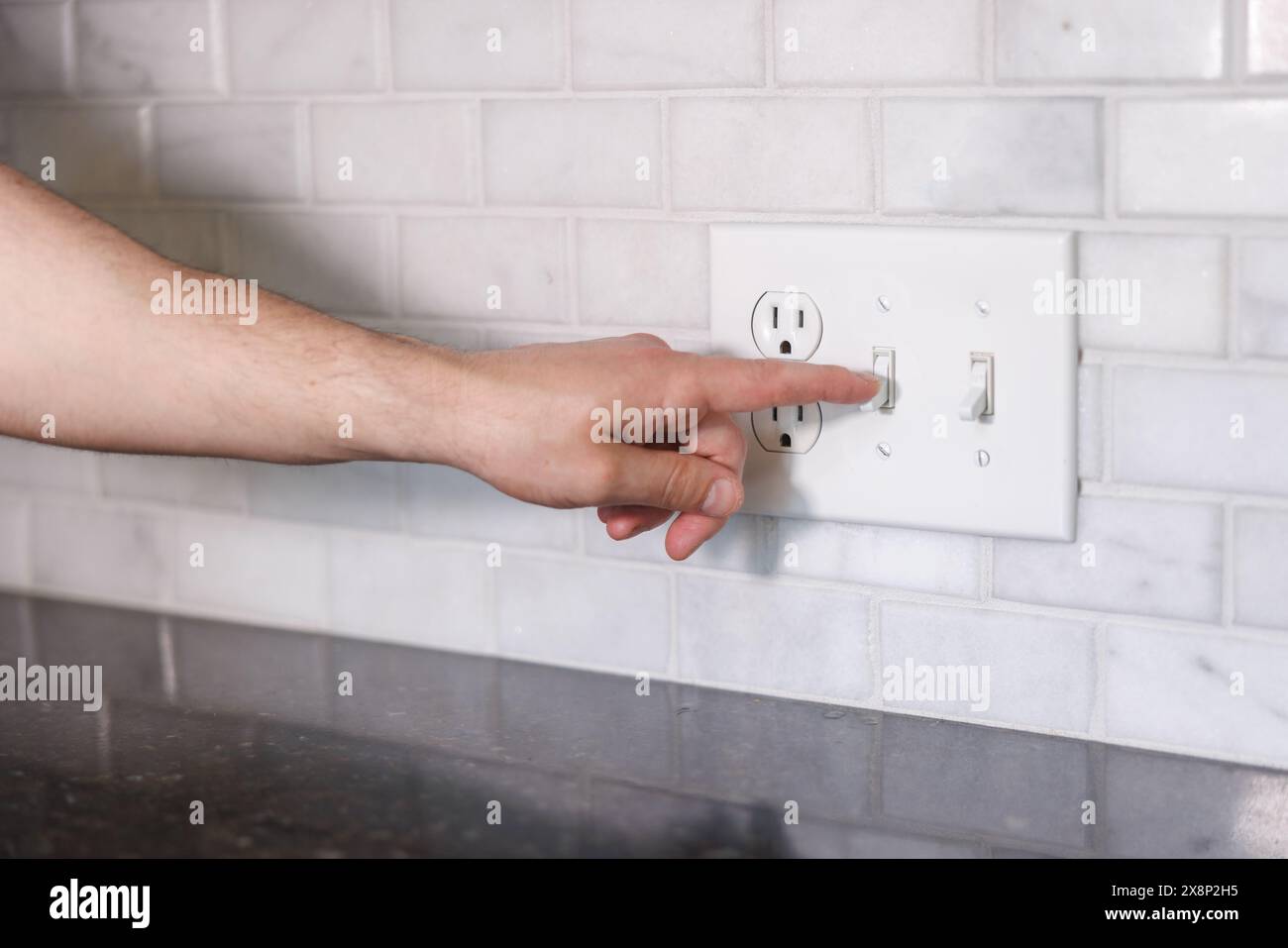 Turning off light hi-res stock photography and images - Alamy