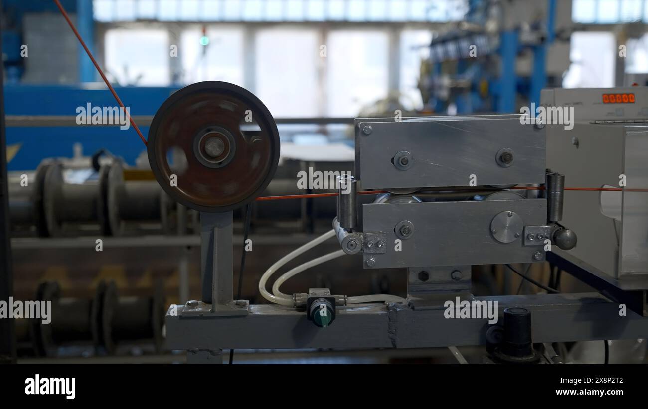 Cable production process, mechanism in a cable factory. Creative ...