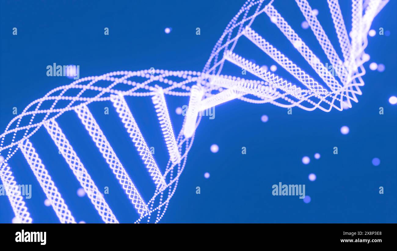 DNA genome double helix. Design. Science and medicine concepts. Medical ...