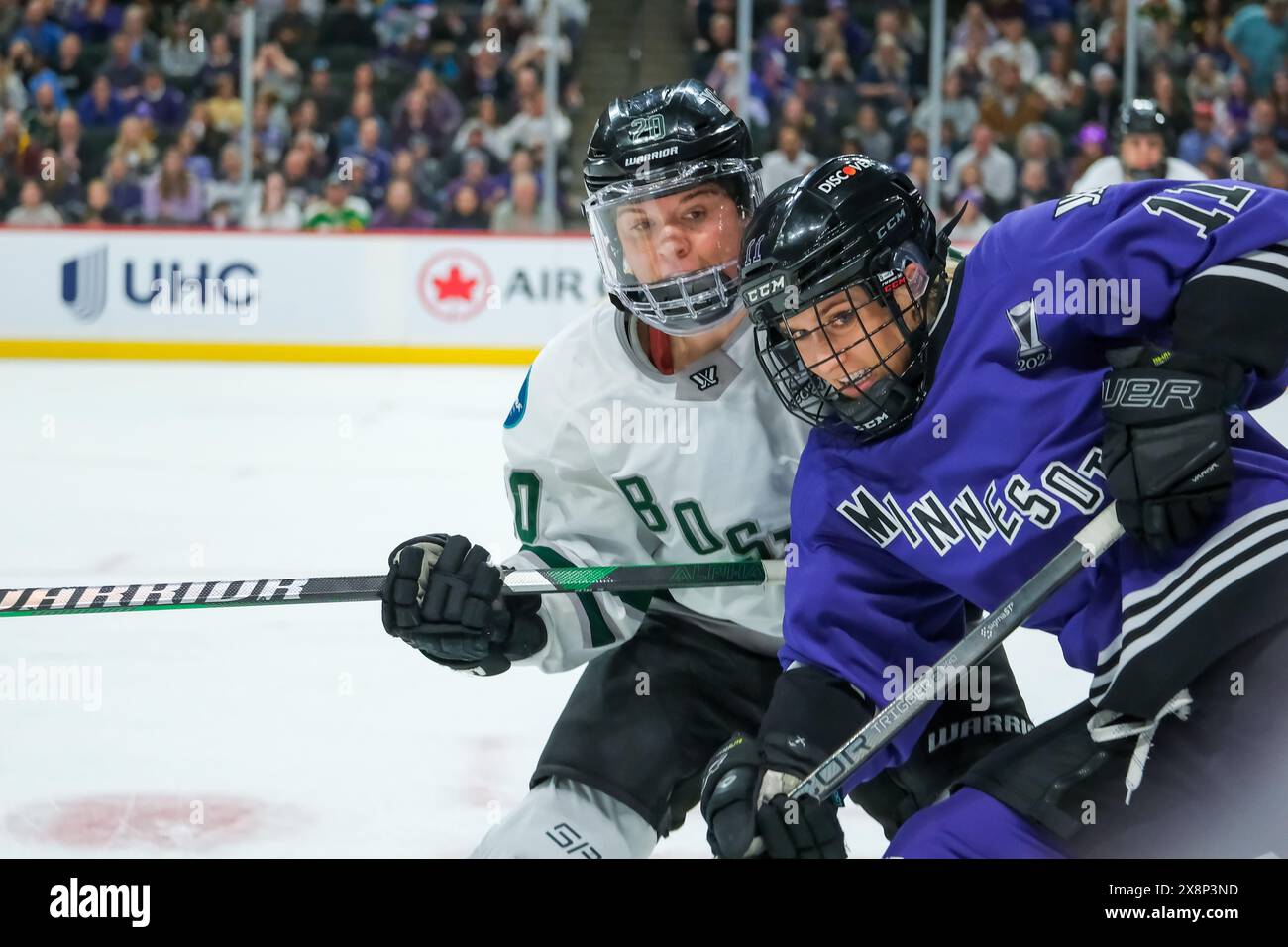 St. Paul, Minnesota, USA. 26th May, 2024. Boston forward HANNAH BRANDT ...