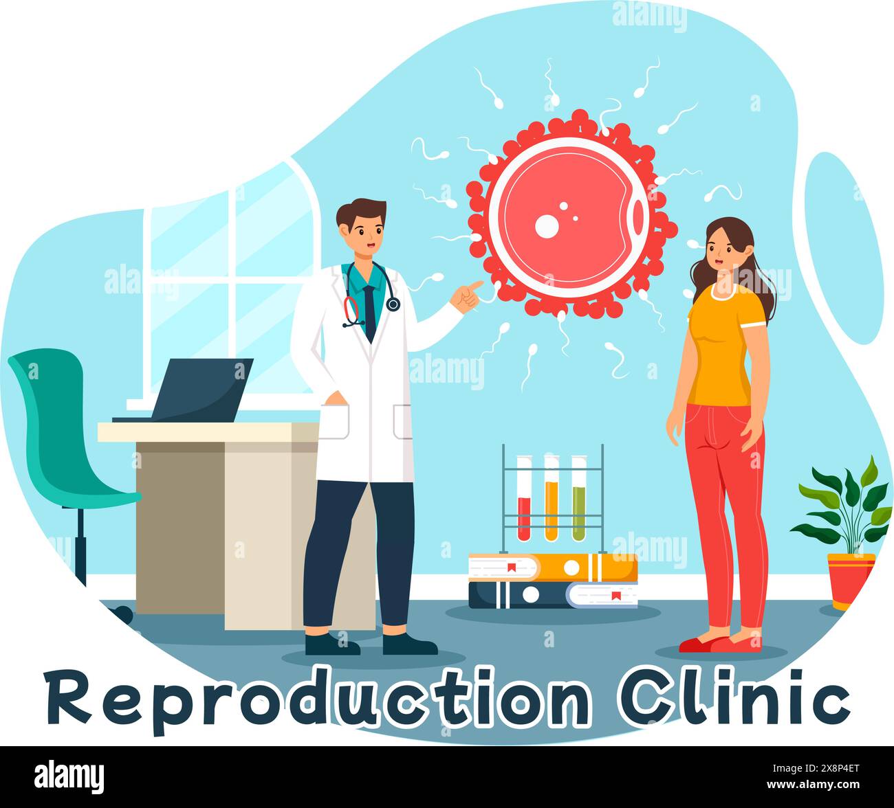 Assisted reproduction Stock Vector Images - Alamy