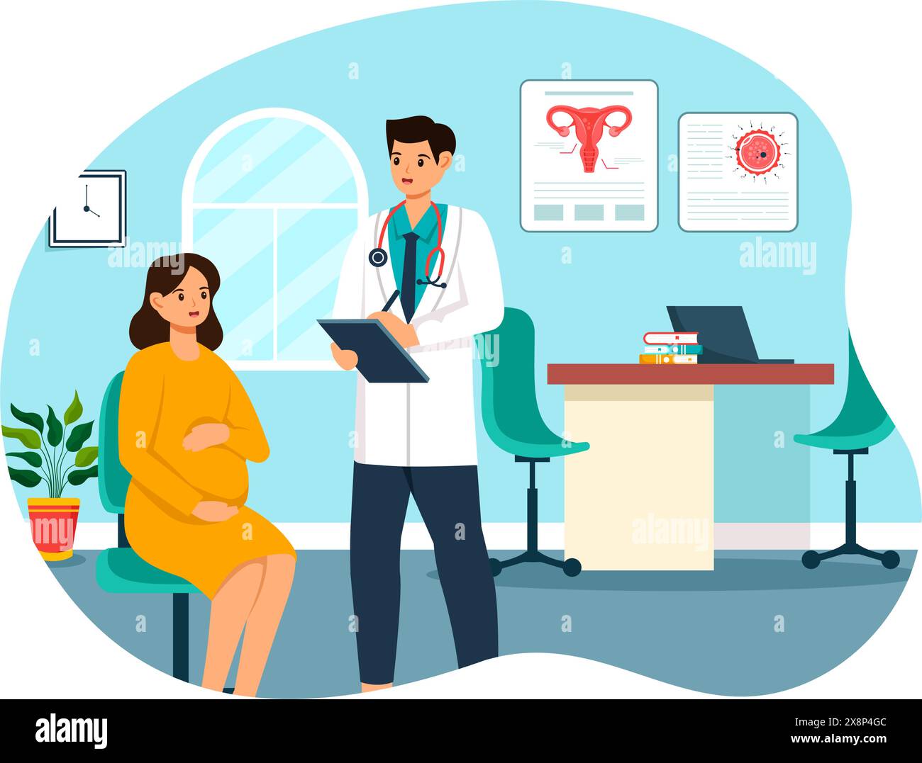 Assisted reproduction Stock Vector Images - Alamy