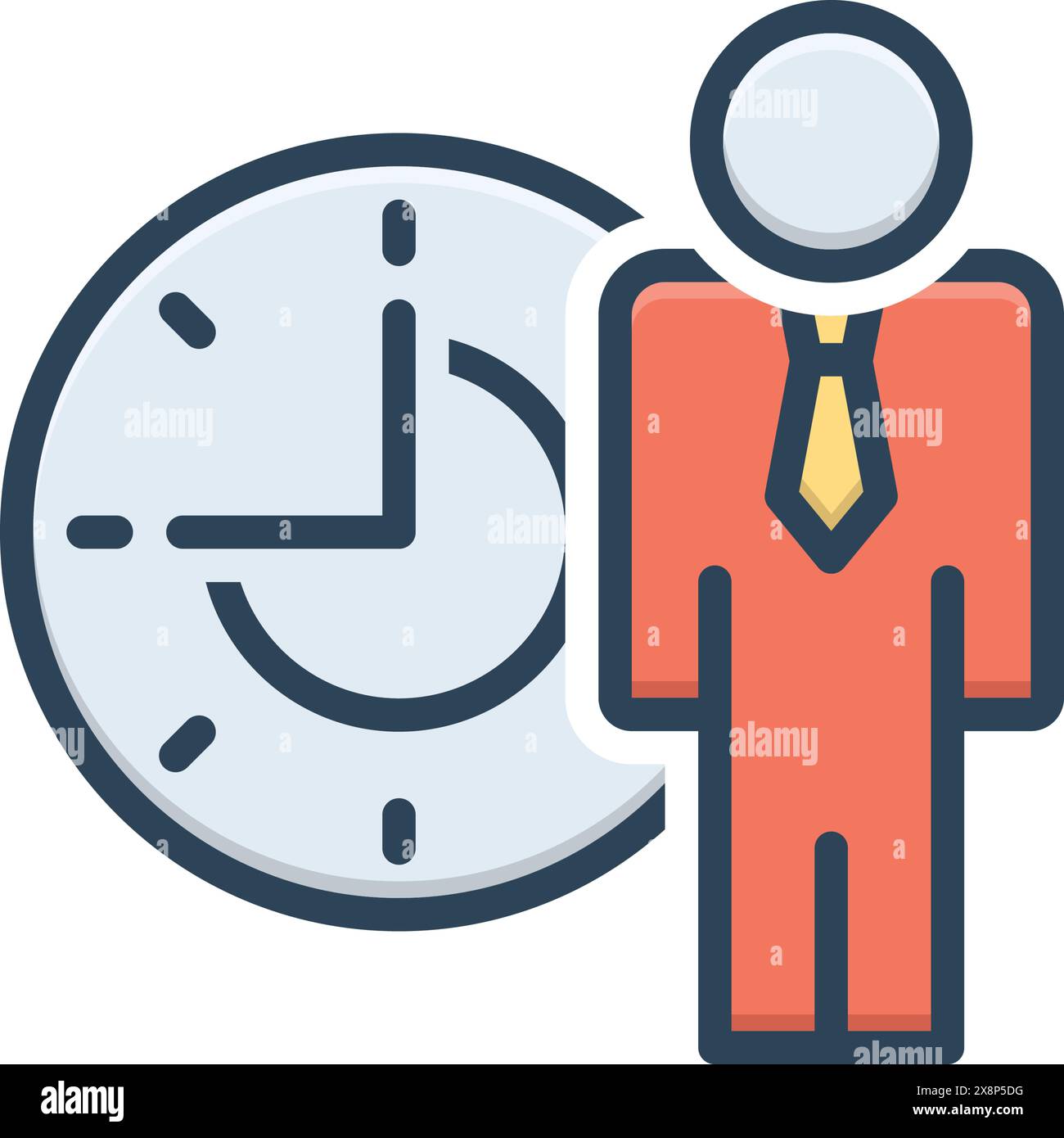 Icon for people time ,management Stock Vector Image & Art - Alamy