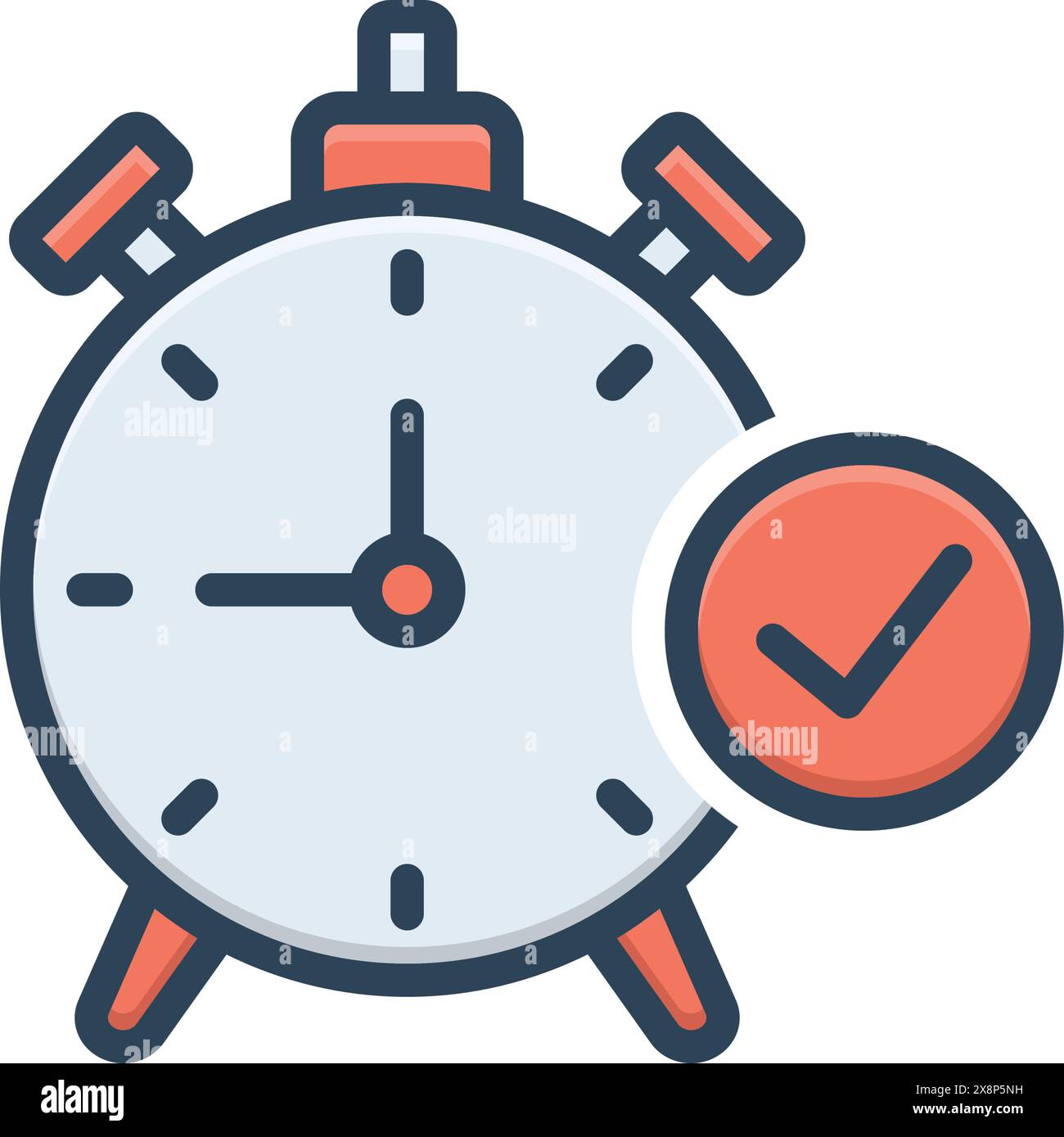 Time check Stock Vector Images - Alamy