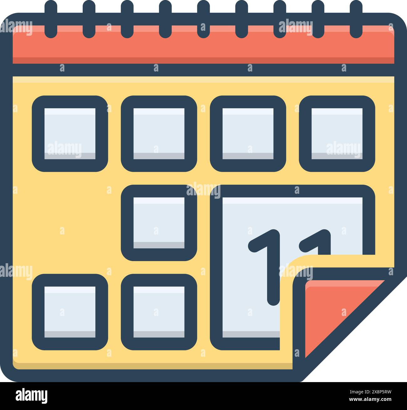 Icon for calendar,almanac Stock Vector Image & Art - Alamy