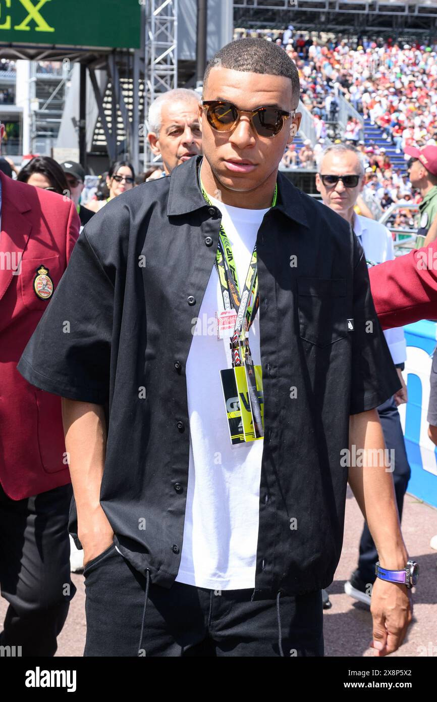 Monaco, Monaco. 26th May, 2024. Kylian Mbappe attends the Monaco GP at ...