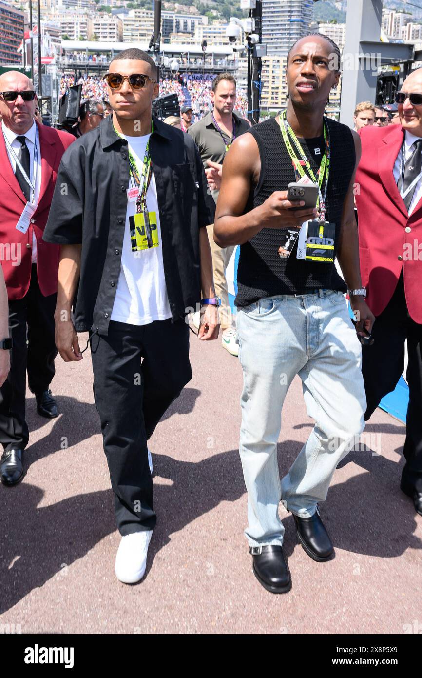 Monaco, Monaco. 26th May, 2024. Kylian Mbappe attends the Monaco GP at ...