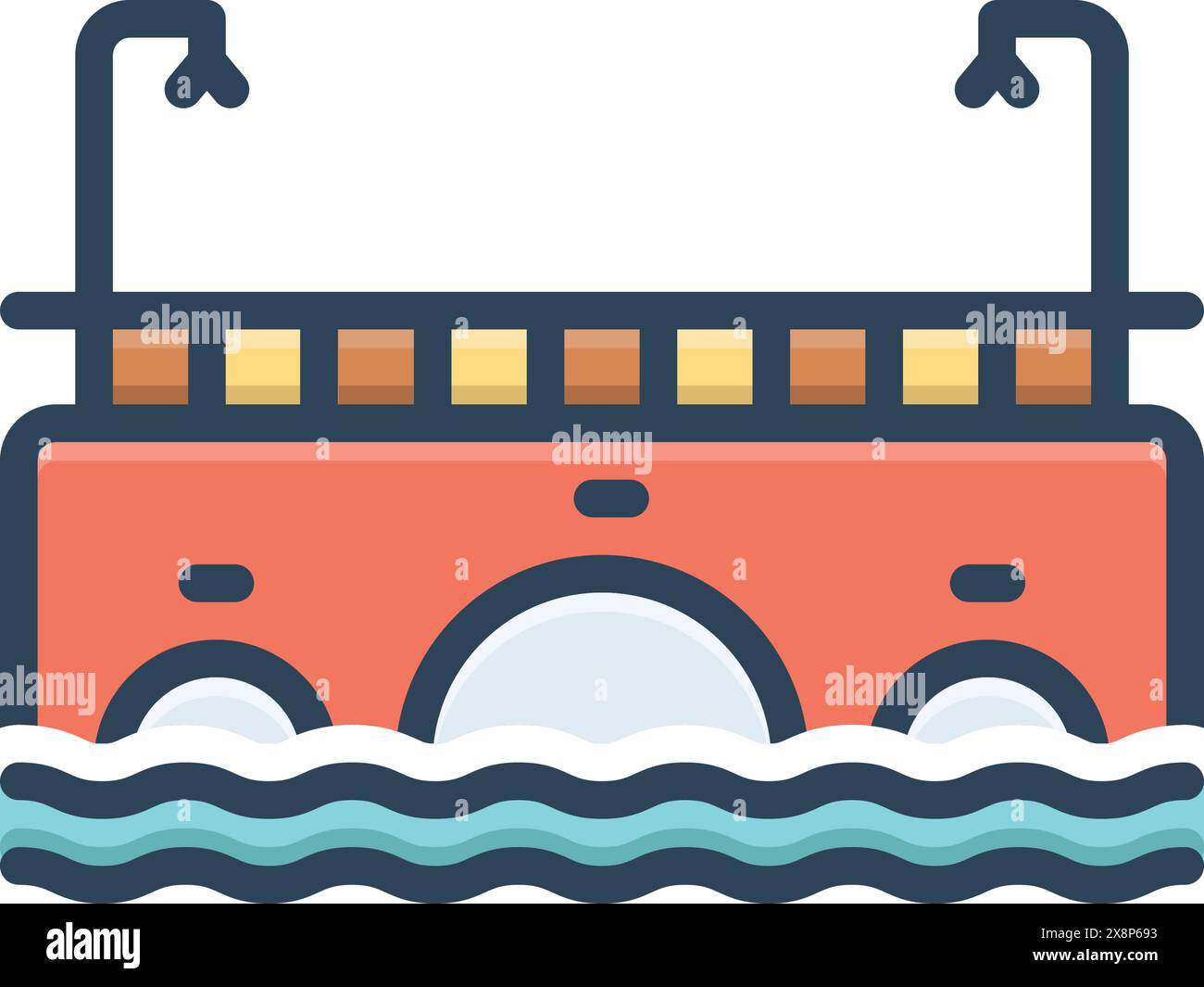 Overpass bridge icon Cut Out Stock Images & Pictures - Alamy