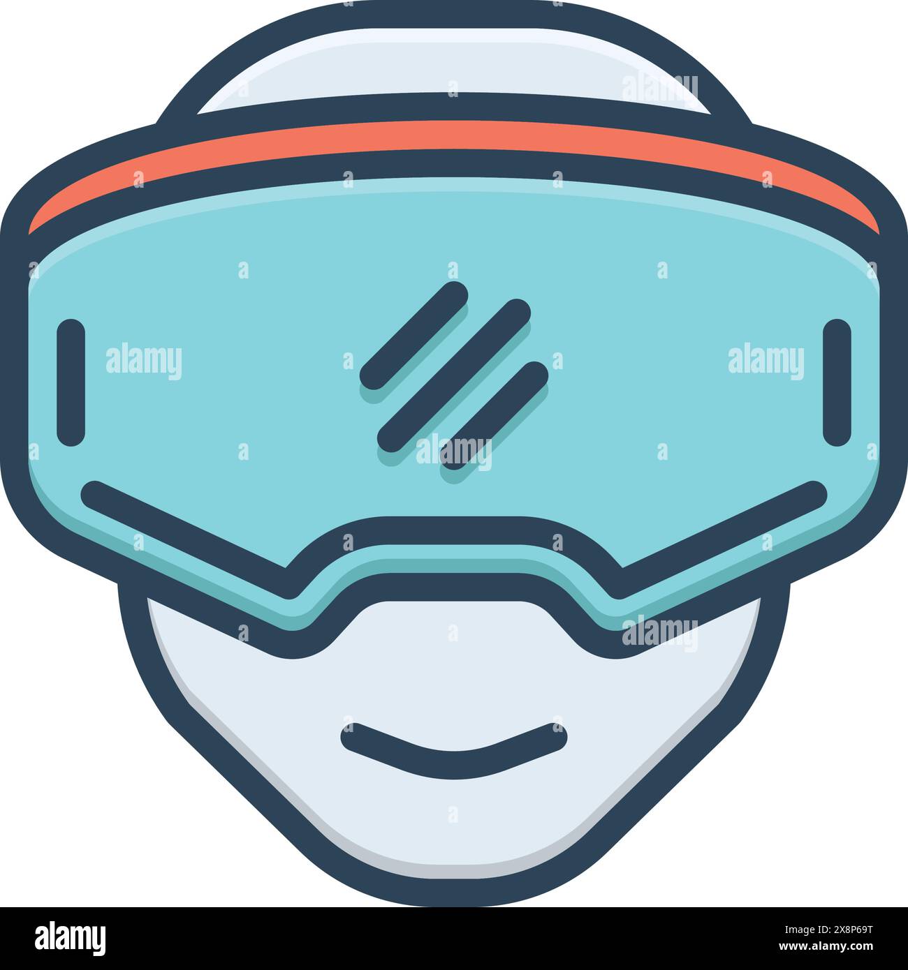 Oculus rift icon vector vectors hi-res stock photography and images - Alamy