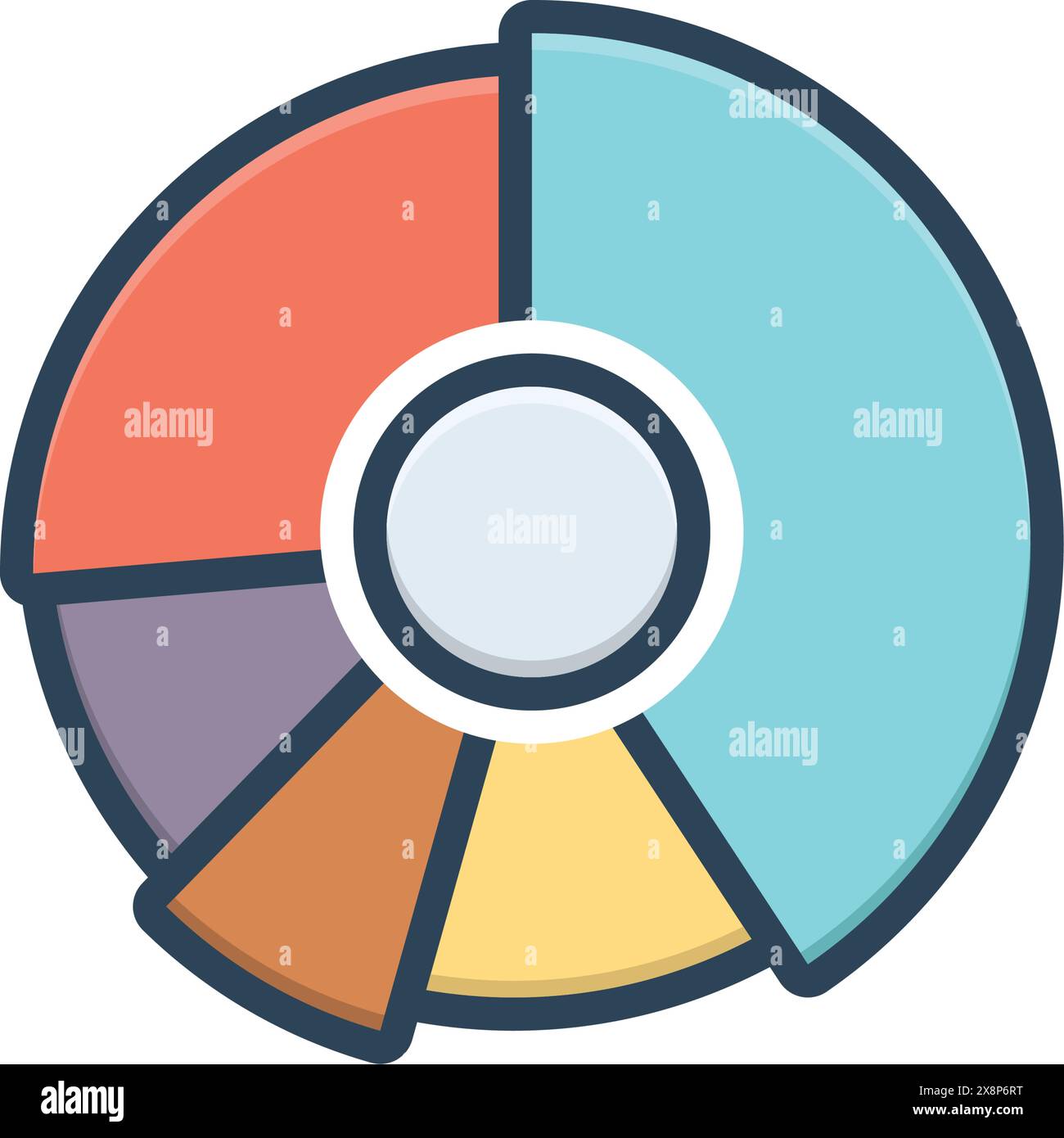 Icon for pie chart,piechart Stock Vector Image & Art - Alamy