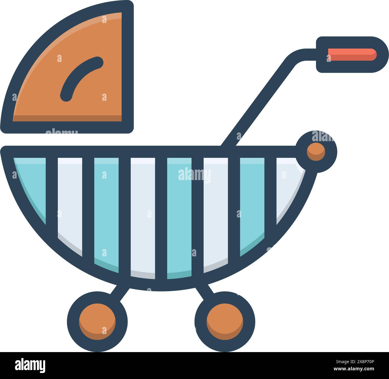 Icon for stroller,straggler Stock Vector Image & Art - Alamy