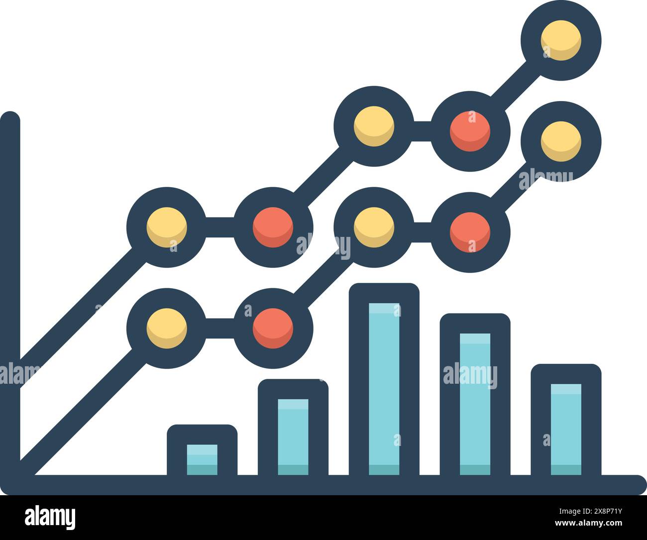 Icon for line chart,graph Stock Vector Image & Art - Alamy