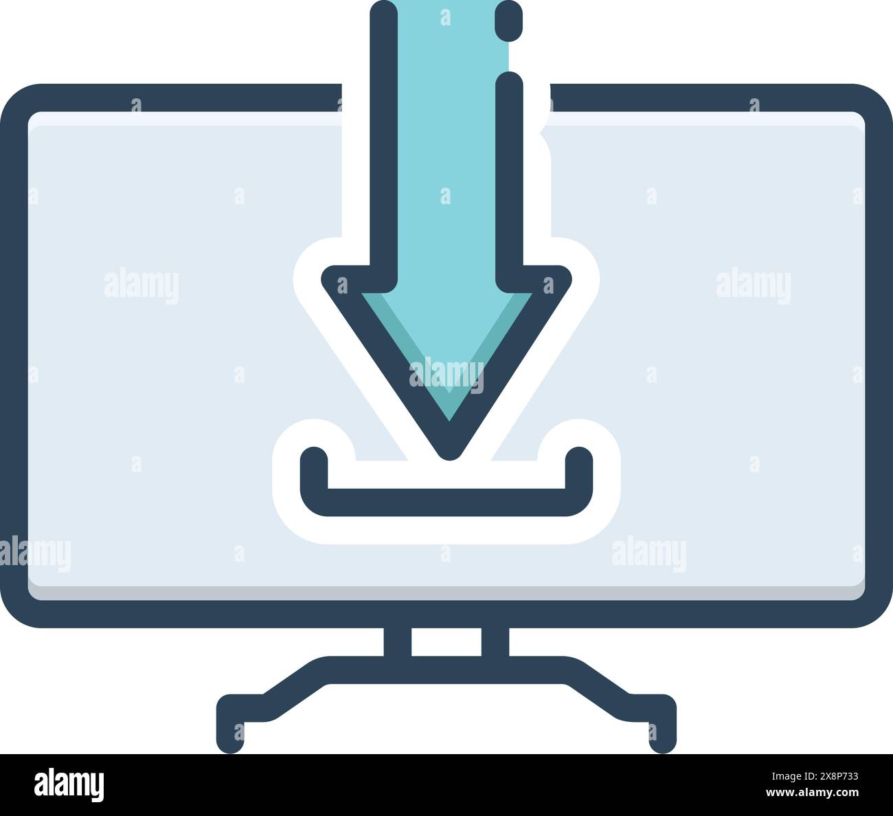 Icon for download,initialize Stock Vector Image & Art - Alamy