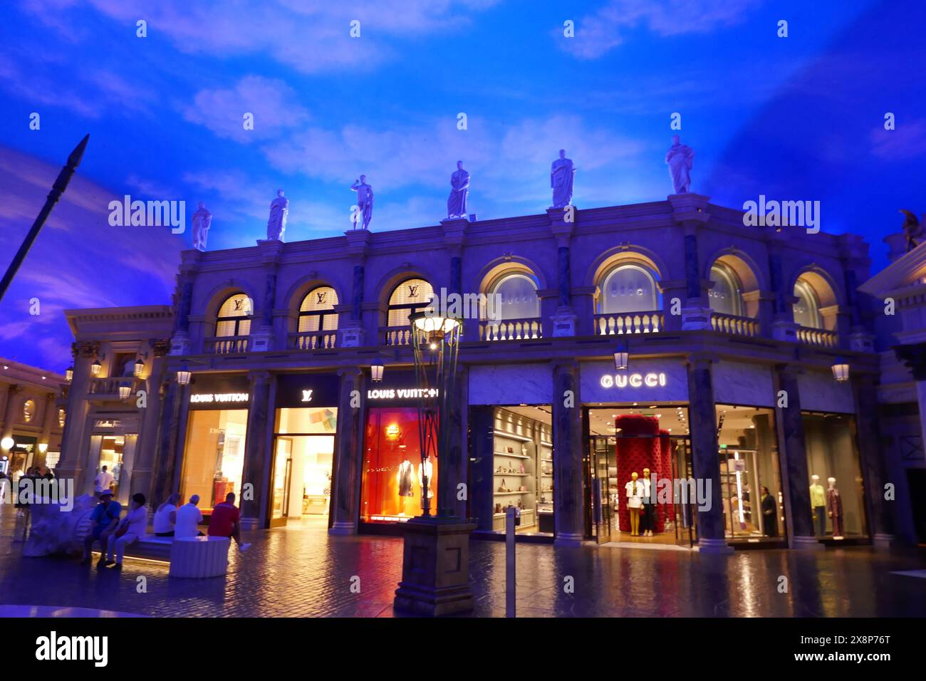 Las Vegas, Nevada, USA 15th May 2024 Louis Vuitton and Gucci in Forum ...