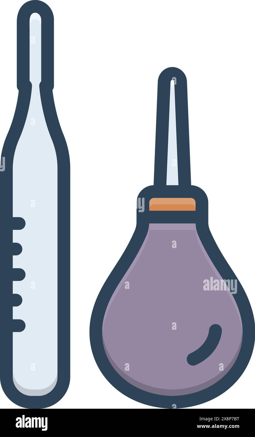 Icon for thermometer and enema,medical,enema Stock Vector Image & Art ...