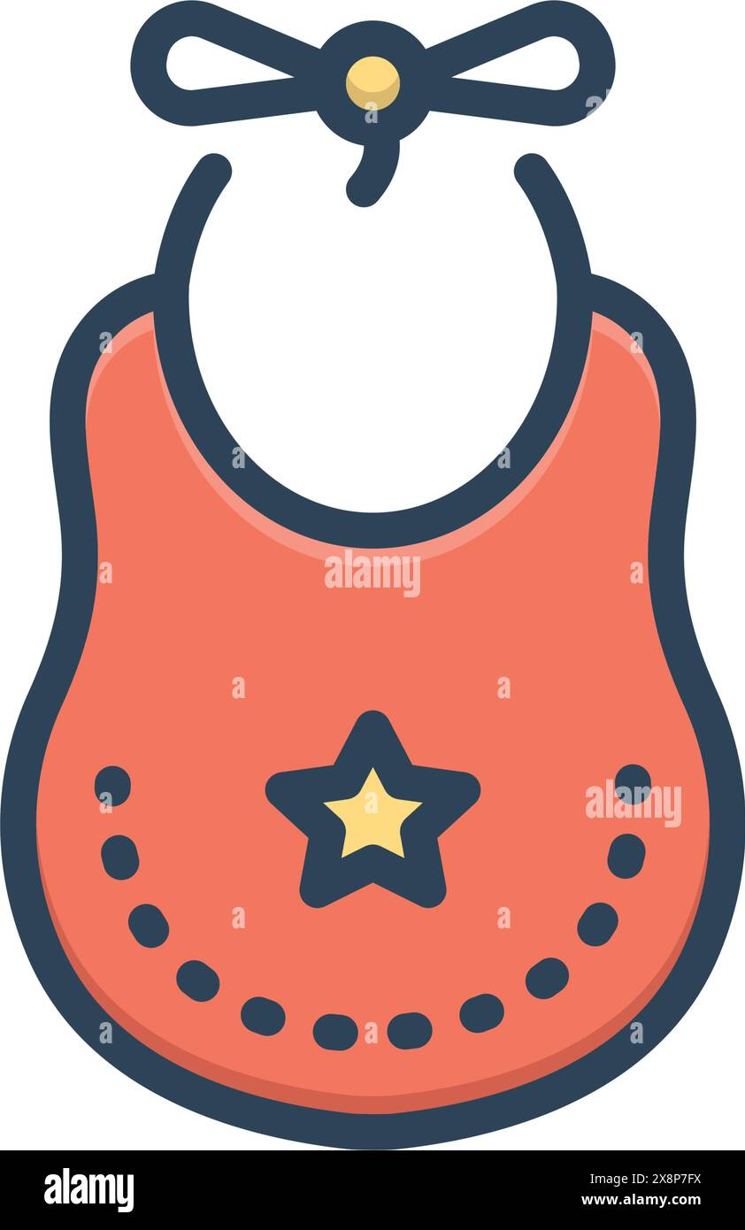 Wear bibs Stock Vector Images - Alamy