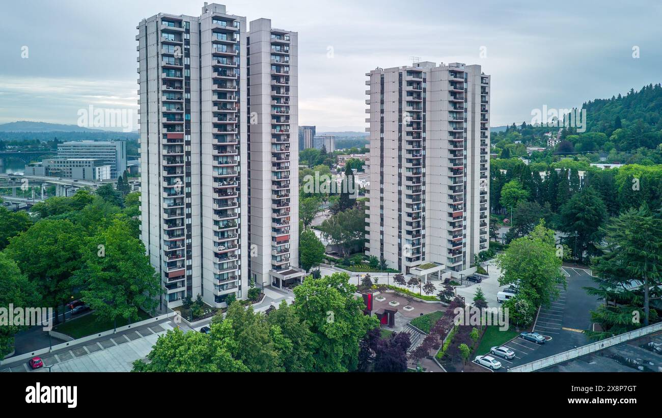 Aerial view student residence hi-res stock photography and images - Alamy