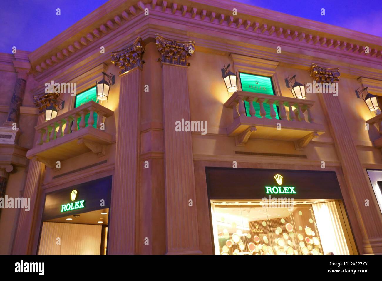Las Vegas, Nevada, USA 15th May 2024 Rolex in Forum Shops at CaesarÕs ...