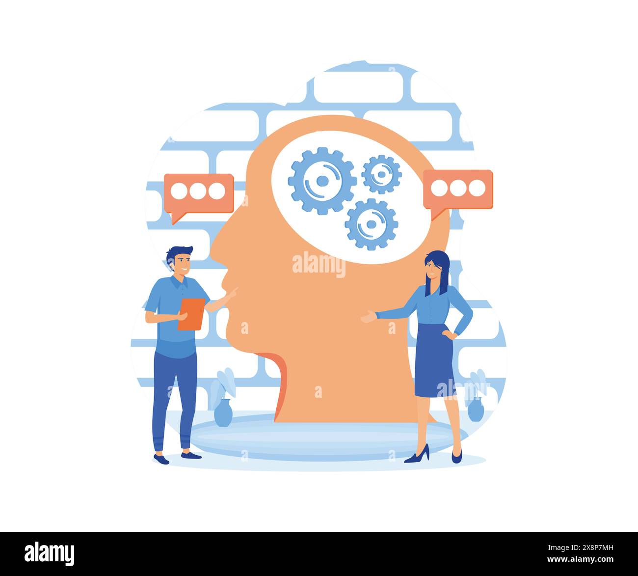 Psychology Psychotherapy And Psychiatry Counseling Concept Human Head