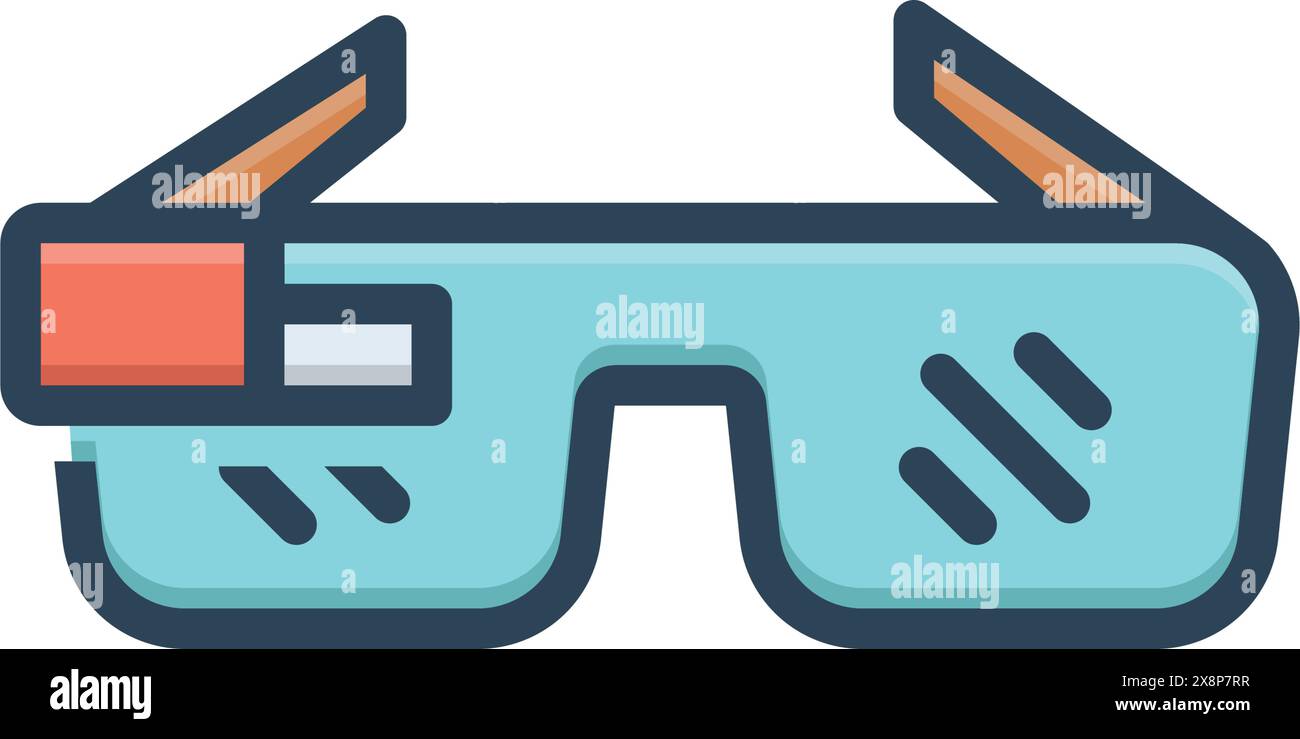 Icon for future glass,goggles,safety Stock Vector Image & Art - Alamy