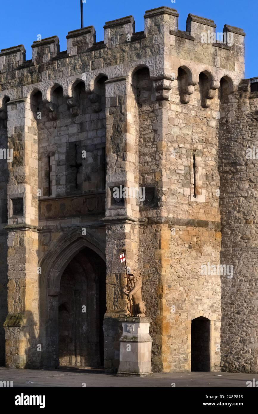 SOUTHAMPTON, UK - MAY 11, 2024: The Bargate a medieval gatehouse in the ...