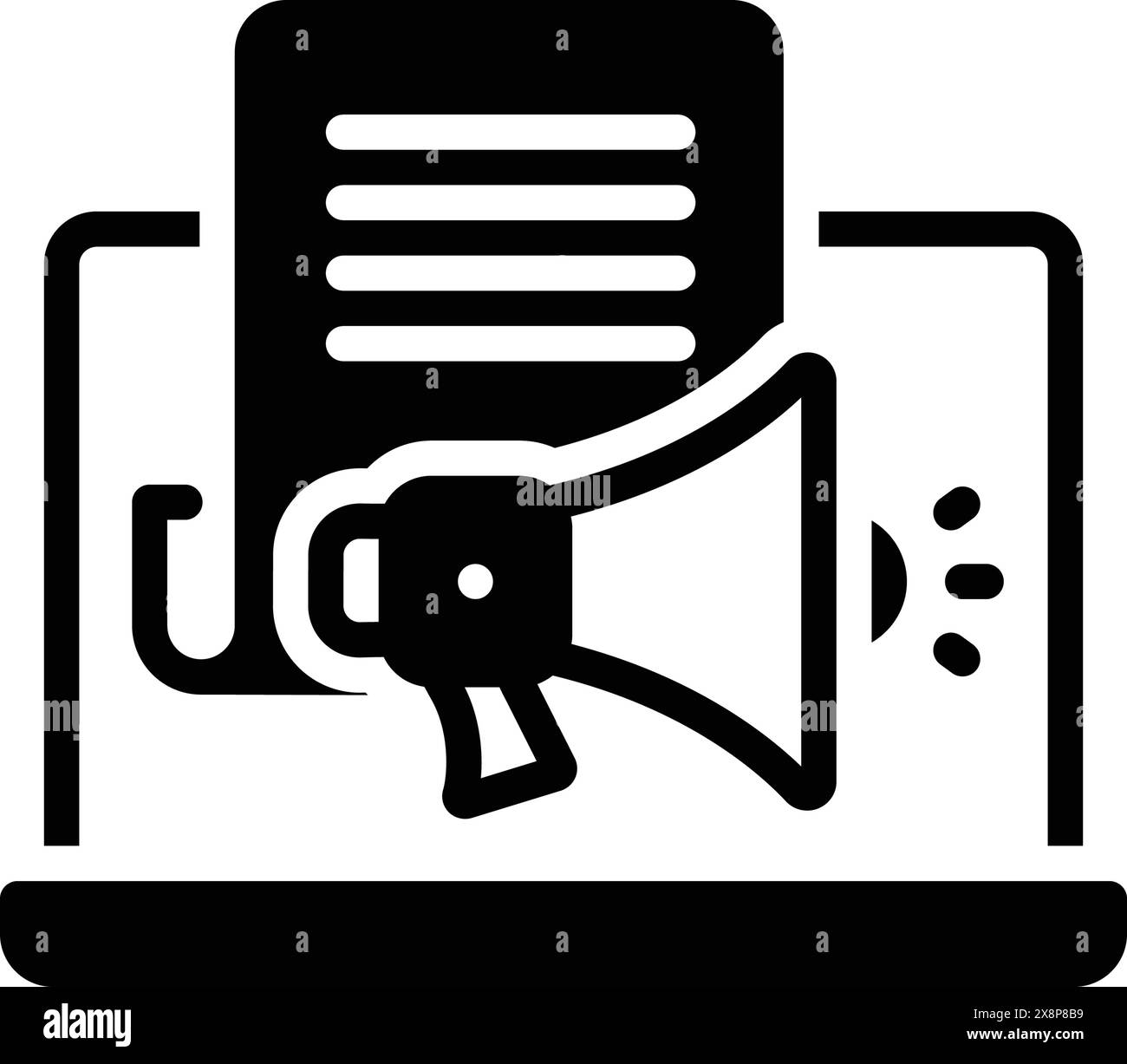 Content marketing vector vectors Black and White Stock Photos & Images ...