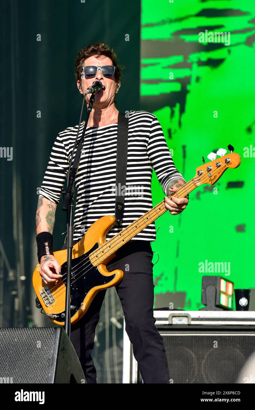 Napa, California, USA. 26th May, 2024. The Offspring performing on ...