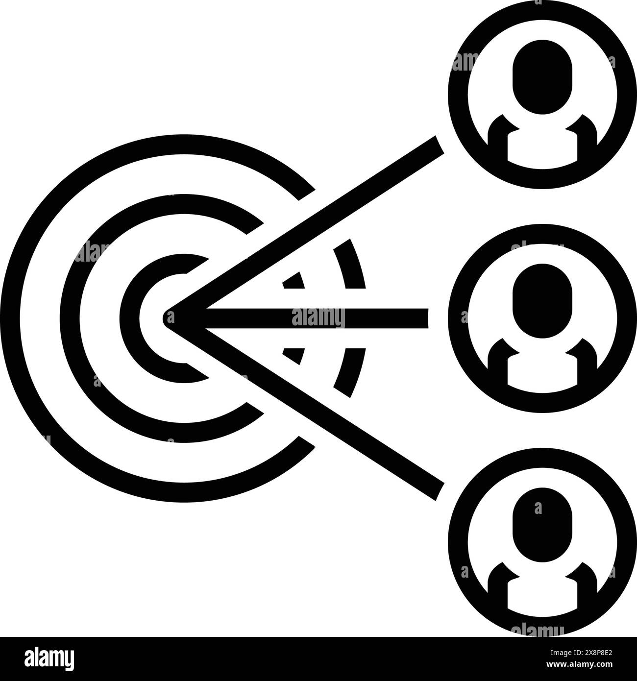 Consumer centric vector vectors Black and White Stock Photos & Images - Alamy